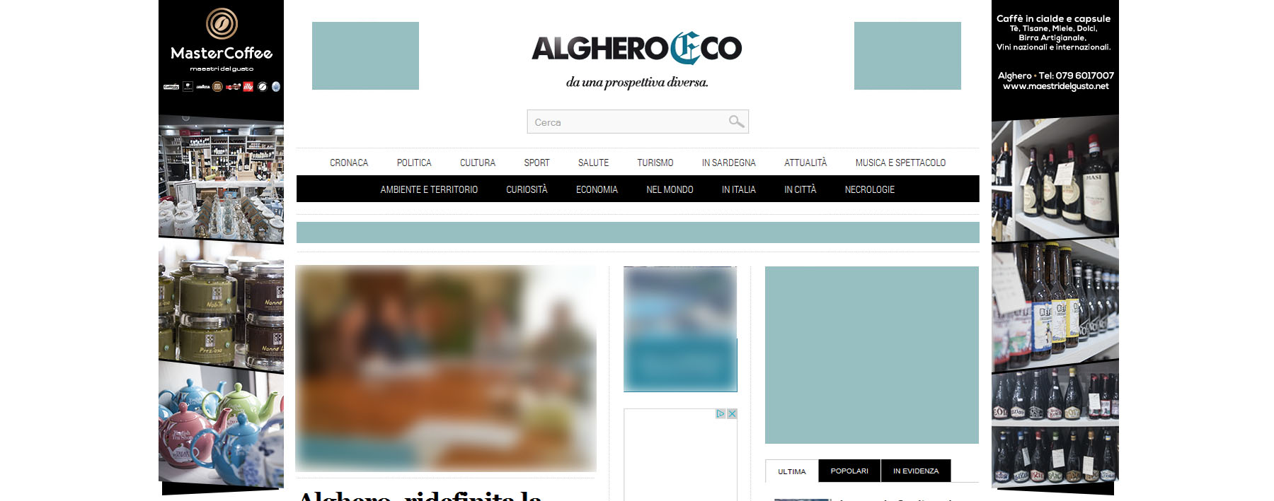 sfondo mastercoffee - Alghero Eco